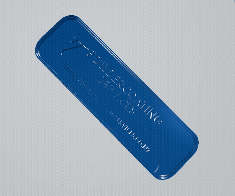 French Blue Gloss (MJ067A) - Powder Coating Services